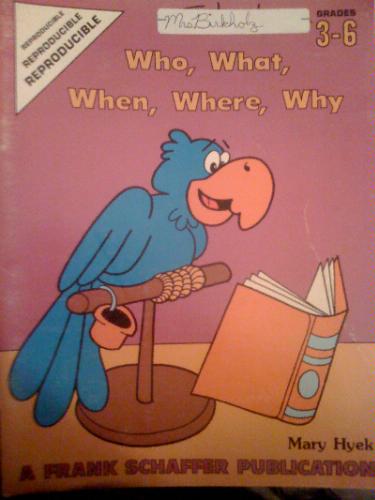 Who, what, when, where, why: Reading comprehension worksheets | World's Biggest Leveled Book ...