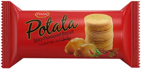 PRAN Original Potata Spicy Biscuit 100gm (Pack of 6) price in UAE ...