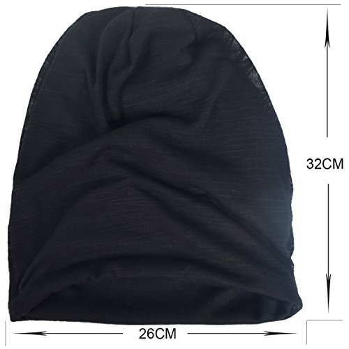 Thin Skull Cap VECRY Men's Slouch Beanie - Thin Hollow Skullcap For ...