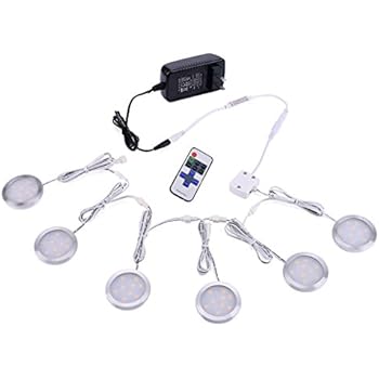 AIBOO Linkable Under Cabinet LED Lighting 12V Slim Aluminum Dimmable ...