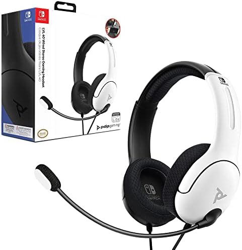 PDP Gaming LVL40 Stereo Headset with Mic for Switch OLED - Noise ...