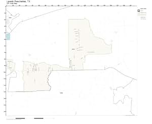 Amazon.com: ZIP Code Wall Map of Laredo Ranchettes, TX ZIP Code Map ...