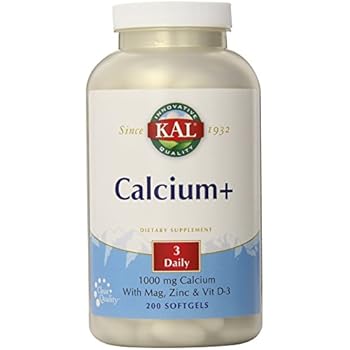 Amazon.com: KAL Calcium Plus Tablets, 1000 mg, 200 Count: Health & Personal Care