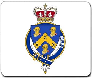 Amazon.com: Miles England Family Crest Coat of Arms Mouse Pad : Office ...