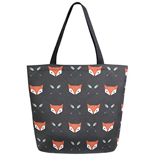 Fox bags. Waterproof Tote Bag,Original Floral Leaf Lightweight Fashion ...