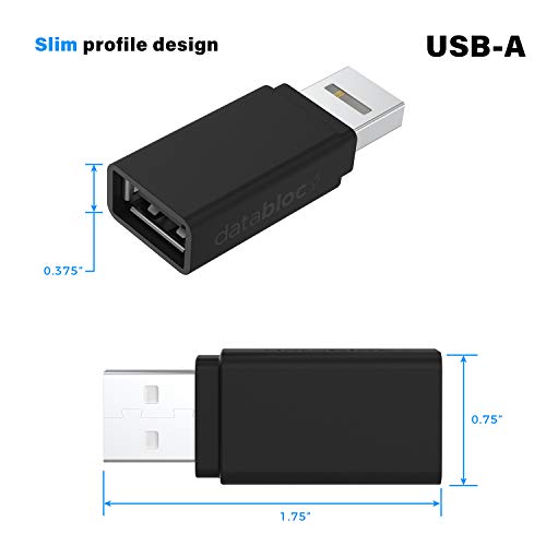 Databloc Usb Data Blocker Charge Only Adapter To Block Data And Stop Syncing For Smartphones
