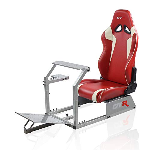 GTR Simulator GTA Model Silver Frame with Adjustable Red White ...