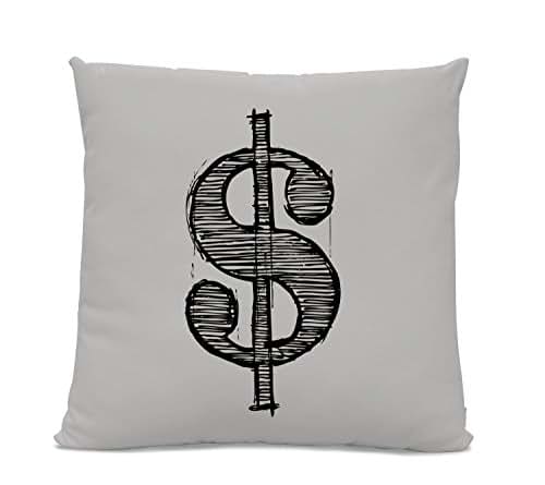 Amazon.com: Dollar Sign Pillow - Money Pillow - Pillow with money ...