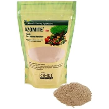 Amazon.com : 12 Oz. of Azomite - Organic Trace Mineral Soil Additive ...