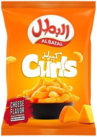 Al Batal Cheese Corn Curls, 90 g price in Saudi Arabia | Amazon Saudi ...