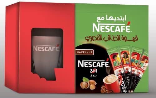 Nescafe 3In1 Hazelnut Multi Pack (24X18G) with Glass Mug Free price in ...