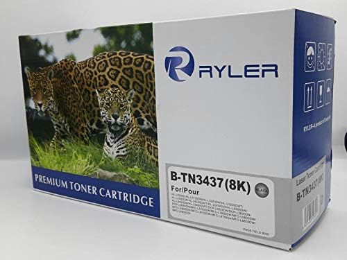 Ryler compatible Toner Cartridges for BROTHER TN3437 BK-Black used with ...