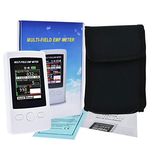 Multi-Field EMF Meter Pocket ELF RF Gauss Meter 2000mG Electromagnetic ...