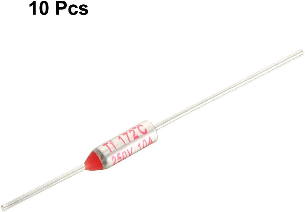 sourcingmap 250V 10A 172℃ Celsius Circuit Cut Off Temperature Thermal ...