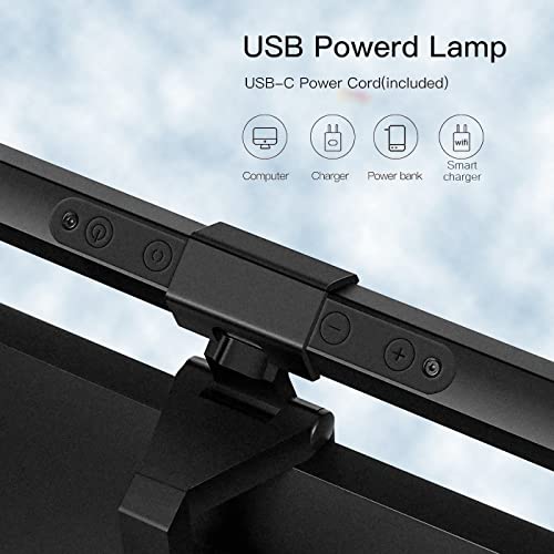 Blikshin Monitor Light Bar, PC Screen Lights Bar, USB Powered Monitor ...