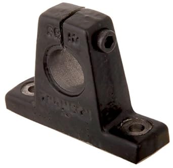 1/2 dia., 2 x .63 Lg., Shaft Support Block, 60 Case LinearRace, Thomson ...