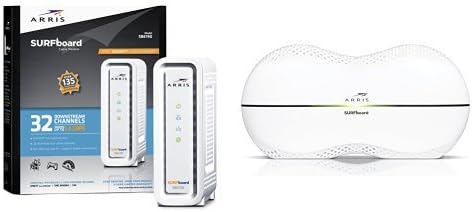 ARRIS SURFboard SB6190 Modem / ARRIS RipCurrent AC1900 Dual-Band Wi-Fi ...