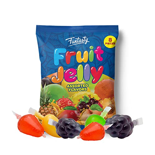 Funtasty Fruit Jelly Candy, Assorted Flavors Squeezable Vegan-Friendly ...