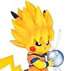 DBZ Pikachu Cosplay Goku Figure Statues Figurine Super Saiyan ssj2 ...