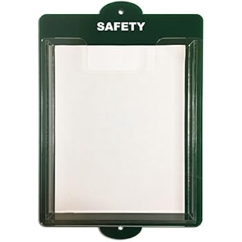 Amazon.com : Wall Mounted Documents Box - 14" x 11" Yellow Acrylic ...