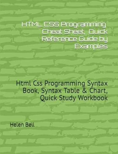 HTML CSS Cheat Sheet, Cover all Basic Html Css Syntaxes, Quick ... HTML CSS Cheat Sheet, Cover all Basic Html Css Syntaxes, Quick ...