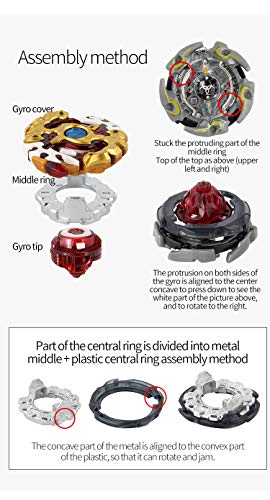 Battle Battling Top Gyro Battle 4 in 1 Upgraded Burst Bey Evolution ...