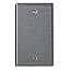 Leviton 84014-40 1-Gang, No Device Blank Wallplate, Standard Size, Box ...