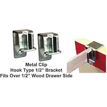 Amazon.com : Hook type file bracket clips (4 per pkg) #5000 : Office ...