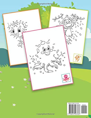 Dot To Dot Books For Kids Ages 4-10: 101 Fun Connect The Dot Puzzles ...