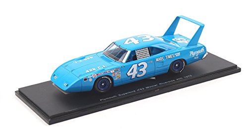 Buy 1970 Plymouth Superbird #43 Richard Petty Riverside Model Car 1:43 ...