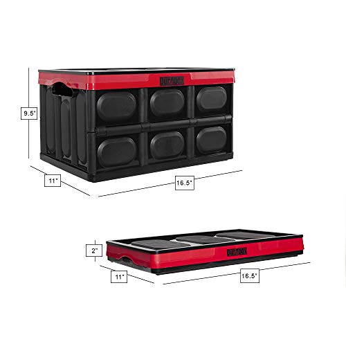 DuraBox Collapsible Folding Storage Bins - Stackable Containers for ...