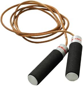 Amazon.com : Weider Adjustable Weight Leather Jump Rope : Weighted ...