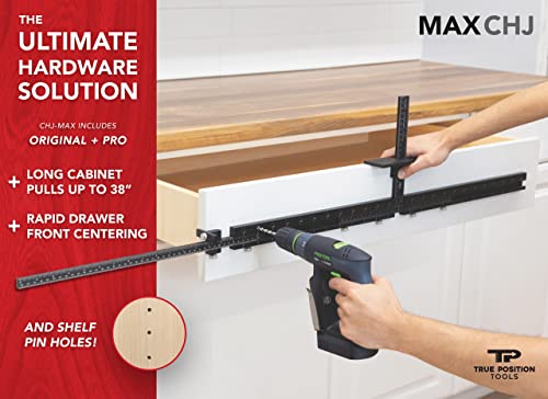 MAX Cabinet Hardware Jig - Install Long Pulls and Shelf Pin Holes ...