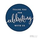 Amazon.com: Andaz Press Circle Gift Label Stickers, Thank You For ...