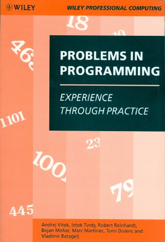 Problems in Programming: Experience Through Practice (Wiley ...