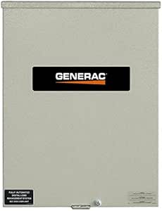 Genearc RXSC100A3 100 Amp 120/240 Single Phase NEMA 3R Smart Transfer ...