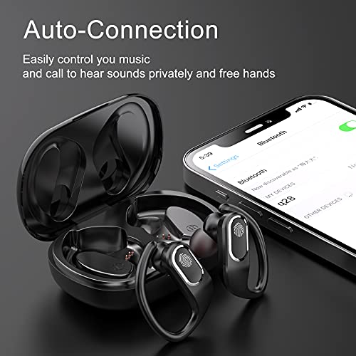 Wireless Earbuds Sports Bluetooth Headphones Call Noise Reduction 48hrs ...