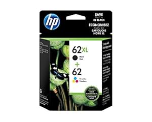 HP 62XL Black/62 Tri-Color Ink Cartridges, N9H67FN, 2/Pack: Amazon.ca ...