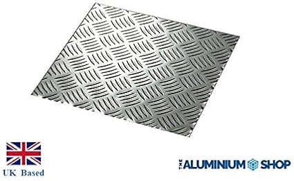 Tread Plate Aluminium 2mm Sheet - 2500 x 1250-8x4ft Full Sheet: Amazon ...