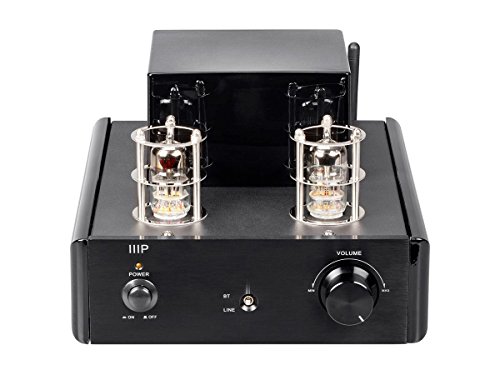 Monoprice Tube Amp with Bluetooth 15-watt Compact Stereo Hybrid ...