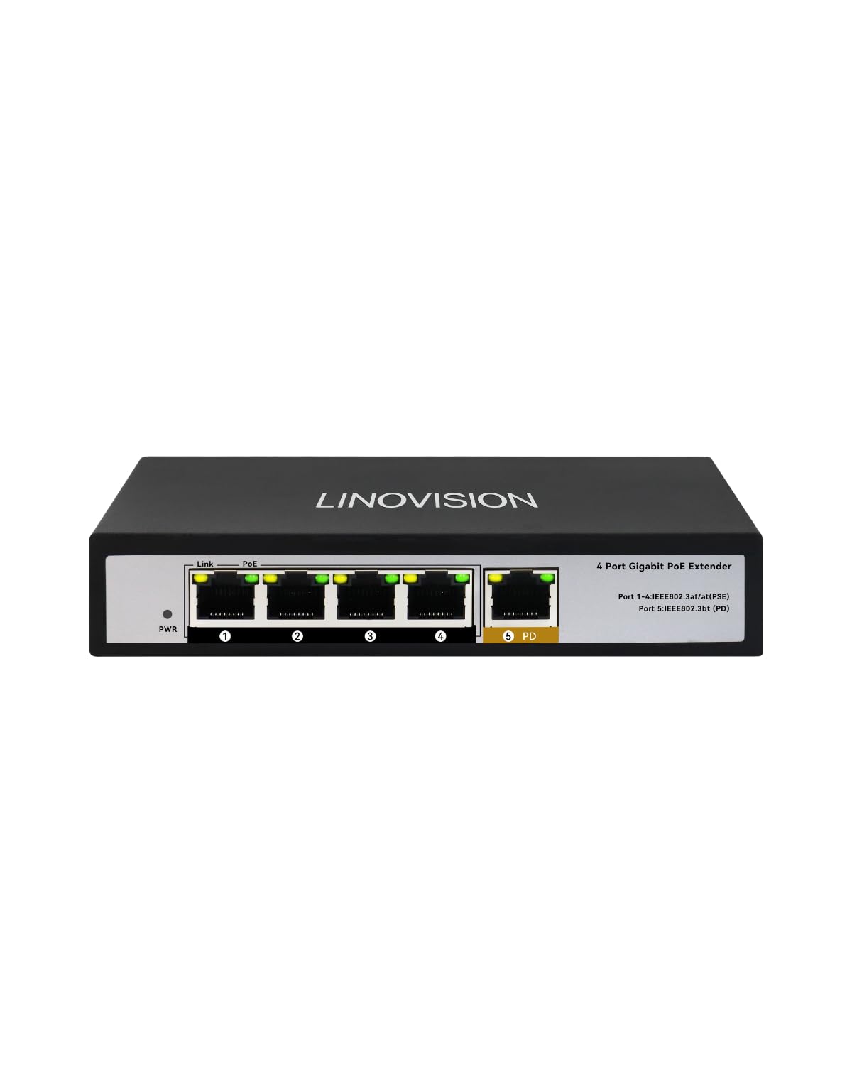 Mua LINOVISION 4 Ports Gigabit PoE Passthrough Switch and PoE Extender ...