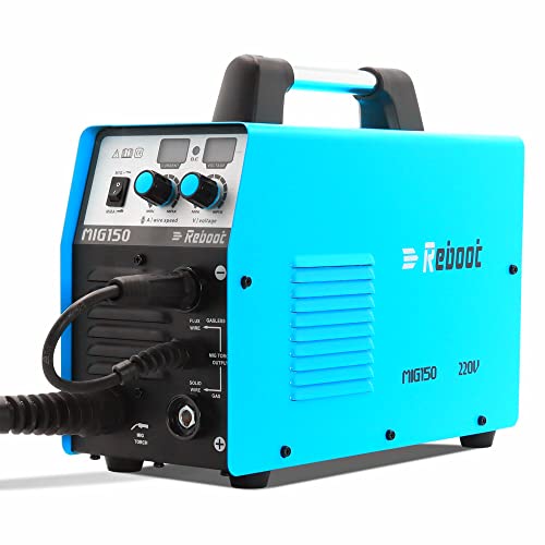 Reboot 150A Mig Welder Flux Core Welder 220V Gasless Gas Stick 3 in 1 ...
