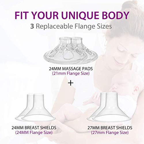 IKARE Upgraded Double Breast Pumps Hospital Grade, Electric Portable ...