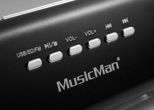 MusicMan MA loud speaker (MP3-Player, Soundstation & Radio, USB, Line ...