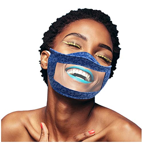 Transparent Face_Mask, Clear PVC Visual Face_Cover for Adult, Washable ...