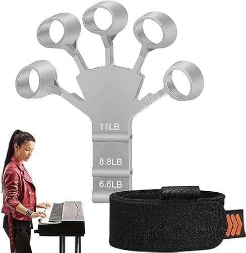 MD Hand Grip Strengthener - Adjustable Finger Stretcher for Rock ...