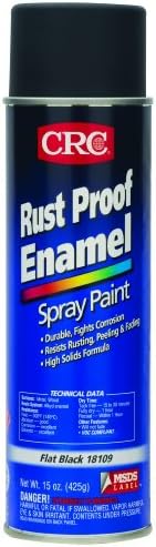 CRC Rust Proof Enamel Spray Paint-Flat Black, 15 Wt Oz, 18109 | Pricepulse