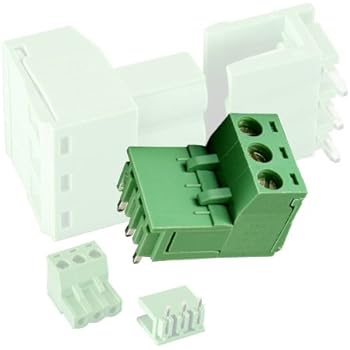 Amazon.com: Parts Express Phoenix Type Connector 2-Pole 5mm Pitch 4 ...