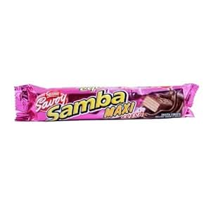 Amazon.com : Samba Maxi Fresa (64g) : Candy And Chocolate Single Serve ...