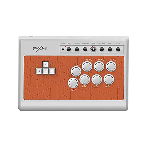Arcade Stick, PXN X8 Fight Stick Game Controller Joystick Green Axis Mechanical Buttons USB ...